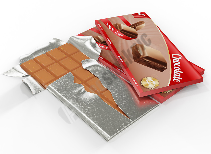 Your Free Stock Photo Haven - 3D Model of realistic Chocolate bars